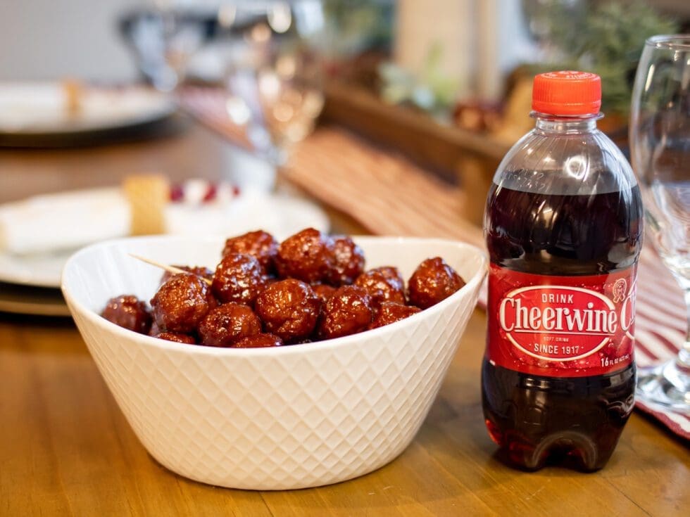 Cheerwine Chipotle BBQ Meatballs - NC Eat & Play