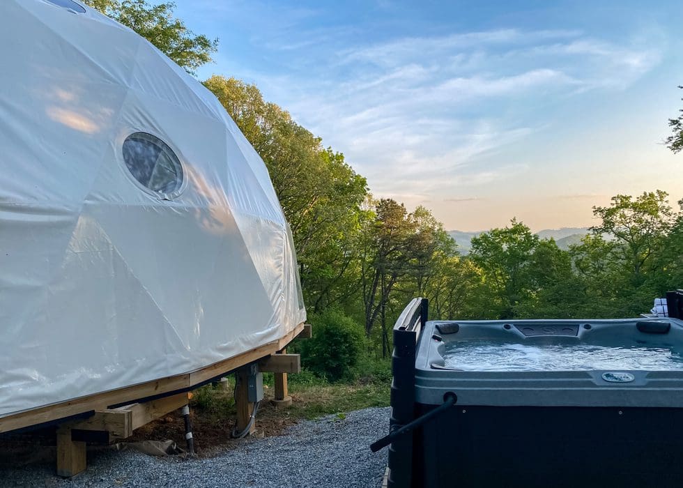 Glamp AVL: Asheville's Glamping Dome - NC Eat & Play